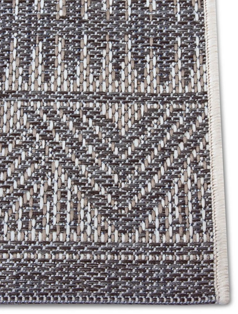 Hanse Home, Kusový koberec Clyde 105906 Loto Grey Beige – na ven i na doma, 155x235, šedá, chodba / předsíň