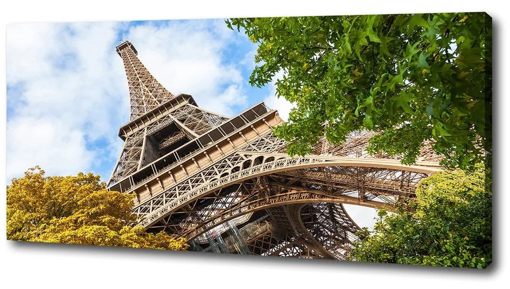 Moderní fotoobraz canvas na rámu Eiffelova věž Paříž