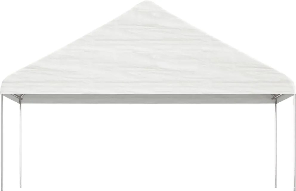 Altán se střechou bílý 8,92 x 5,88 x 3,75 m polyethylen 3155520