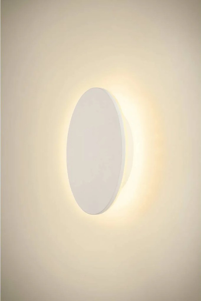 LA 1007914 D-RING M nástěnné svítidlo, fáze, 2700/3000K, fáze, IP65, bílá - BIG WHITE (SLV)