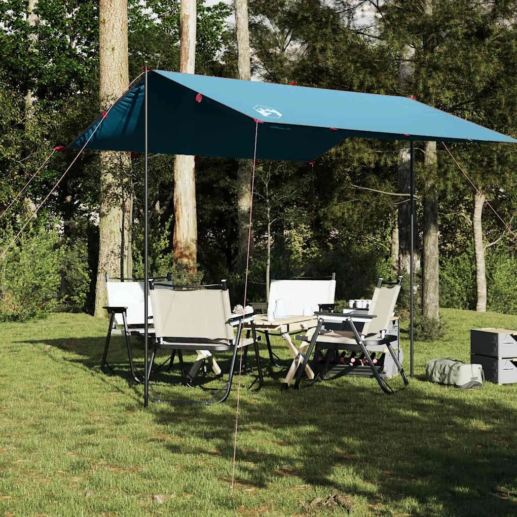 vidaXL Kempingová plachta 300 x 294 cm nepromokavá [94652] Barva: Modrá
