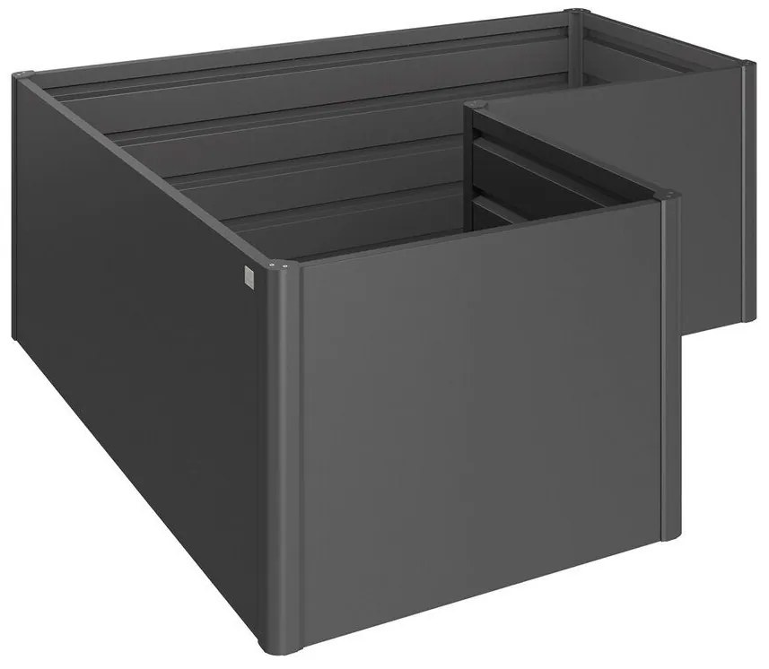 Biohort Květináč - zeleninový záhon Plantbox Barva: Stříbrná metalická, Velikost: 2x0,5 201x53x77 cm