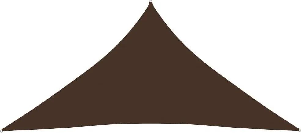 vidaXL Stínící plachta oxfordská látka trojúhelníková 3x4x4 m [135119] Barva: Cihlová