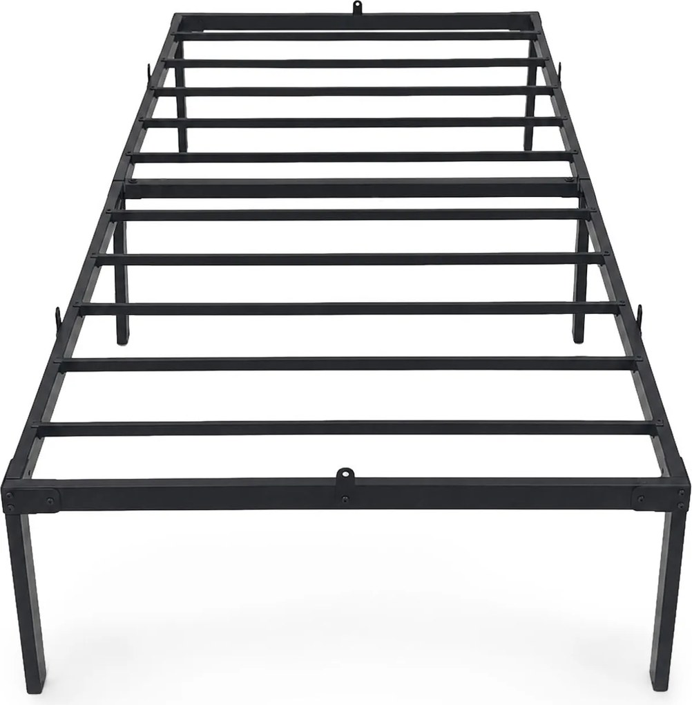 Skládací kovový rám postele Lowa 90x200 černý