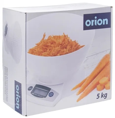 Orion domácí potřeby Kuchyňská váha digitální s miskou 5 kg