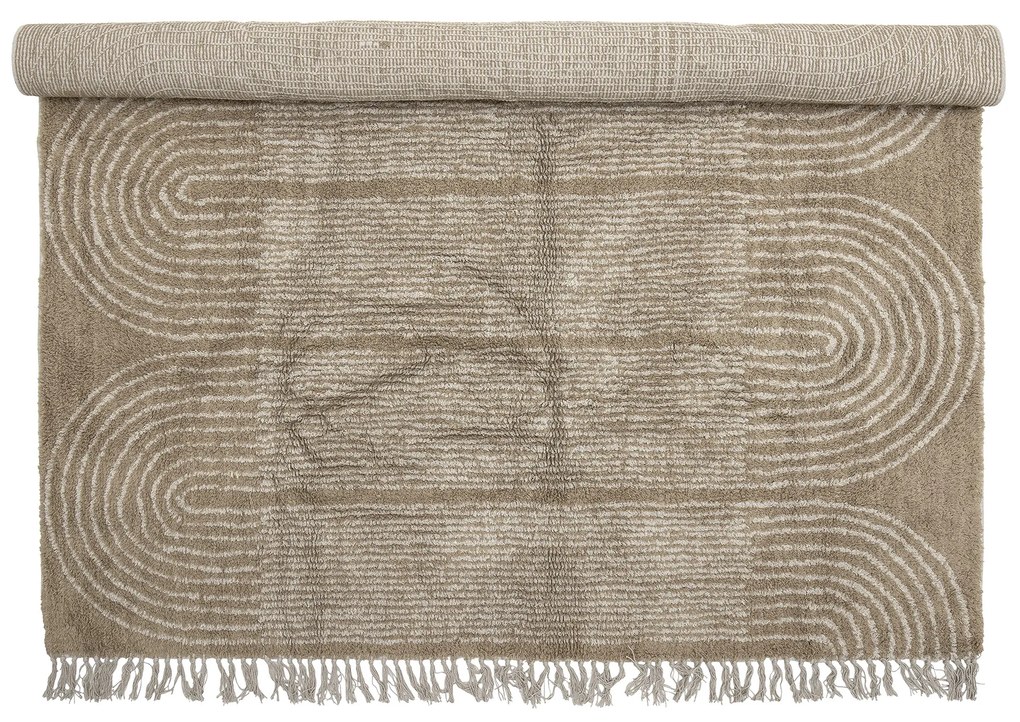BLOOMINGVILLE Bavlněný koberec ZEYNEP 215x150cm hnědý 82054443