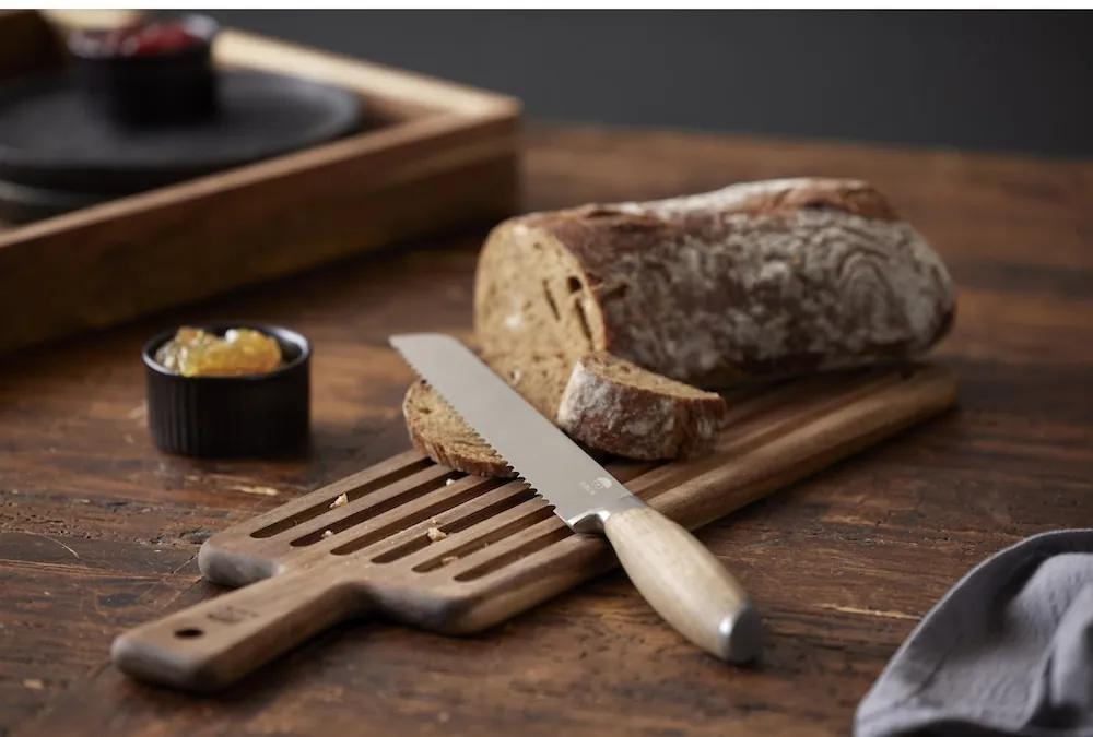 Holm Servírovací/krájecí prkénko s nožem na chleba