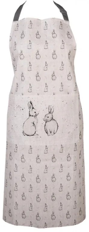 Bavlněná kuchyńská zástěra s králíčky Bunny Buddies – 70x85 cm