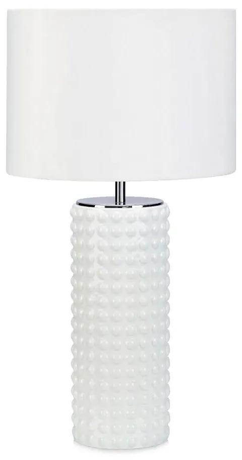 Bílá stolní lampa Markslöjd Proud, ø 34 cm