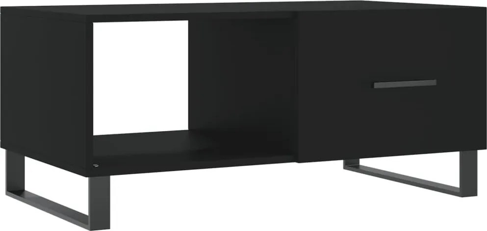 vidaXL Konferenční stolek 90 x 50 x 40 cm kompozitní dřevo [829237] Barva: Černá