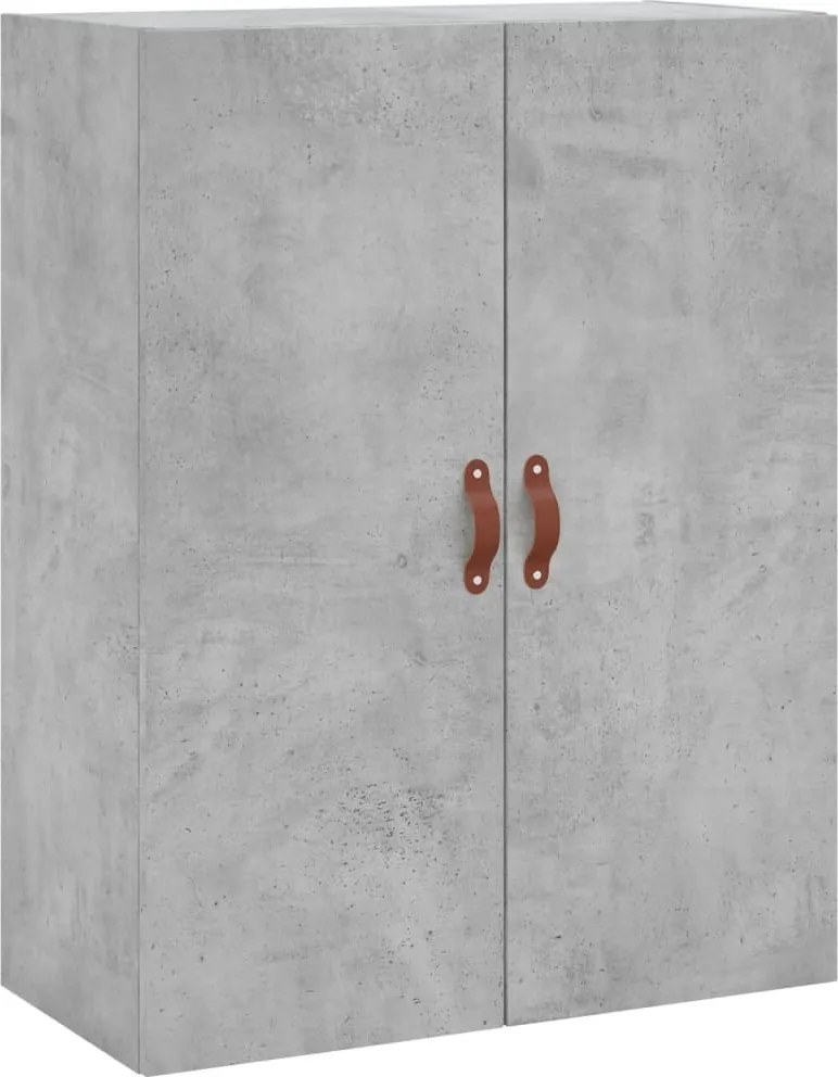 Skříň highboard betonově šedá 69,5x34x180 cm kompozitní dřevo 3195823
