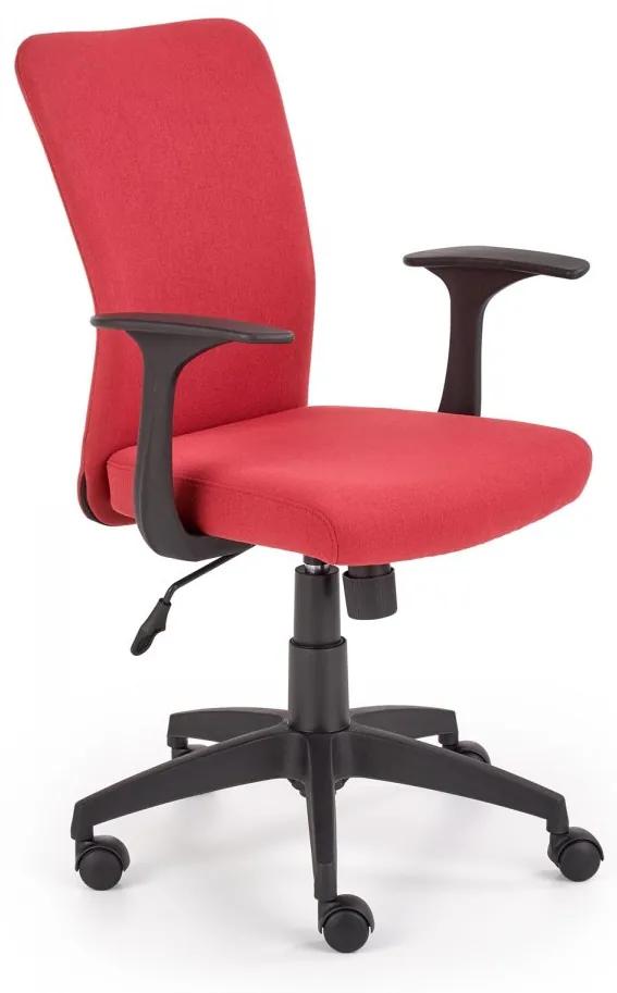 HALMAR Kancelářská židle Norah tmavě růžová