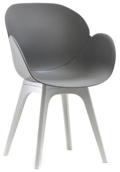 design4life Moderní židle MELANO Šedá