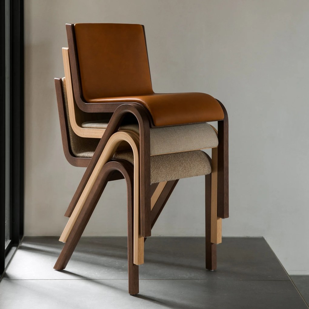 AUDO (MENU) Židle Ready Chair, Natural Oak / Hallingdal 65