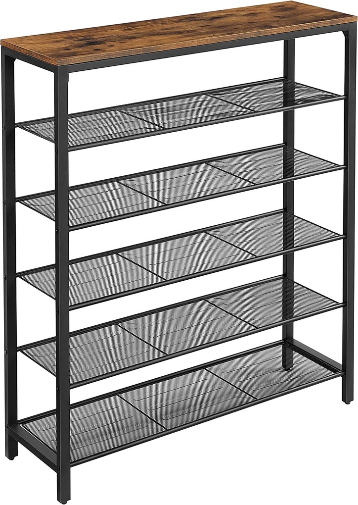 Botník Vasagle Lorado 100 cm hnědý
