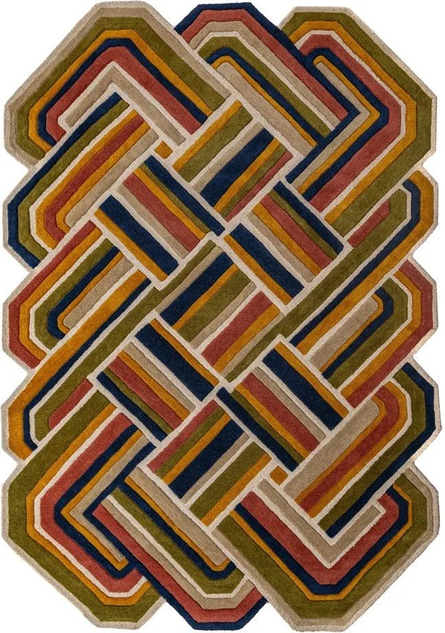 Ručně tkaný vlněný koberec 160x230 cm Lattice Shaped – Flair Rugs