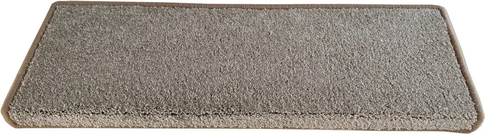 Vopi Nášlapy na schody Capri světle béžový obdélník, samolepící - 25x80 obdélník (rozměr včetně ohybu)