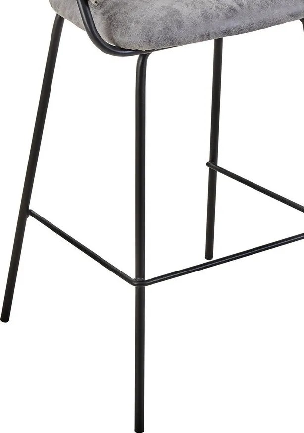 Černá/šedá čalouněná barová židle Tamzin – Premier Housewares