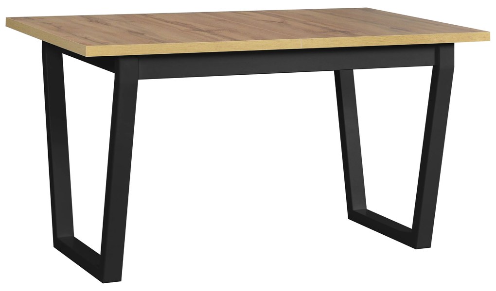 Jídelní stůl Paco 2 Zvolte barvu horní desky: Grandson, Zvolte barvu nožek: Černá