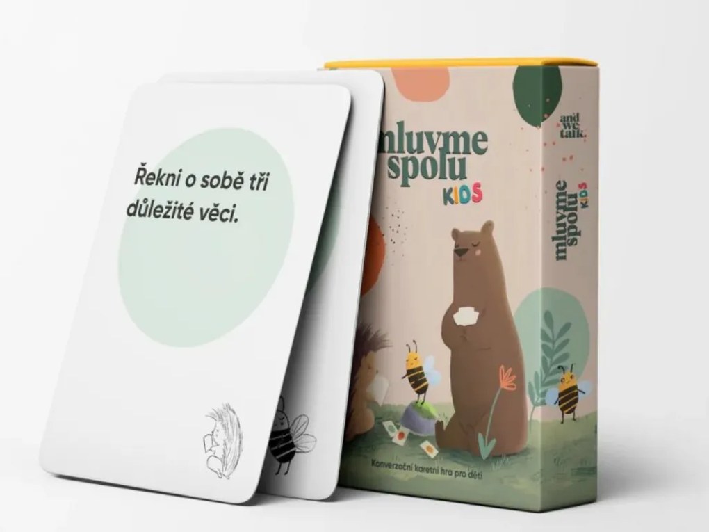 And we talk Karetní hra Mluvme spolu pro děti