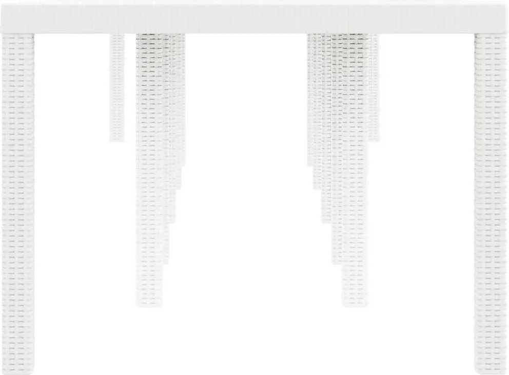 Zahradní stůl Bílá 350 x 100 x 74 cm polyratan 3378526