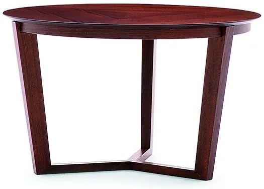 MONTBEL - Konferenční stůl FLEN 904TD (v - 550 mm, Ø 750 mm, povrch desky dýha v pruzích)
