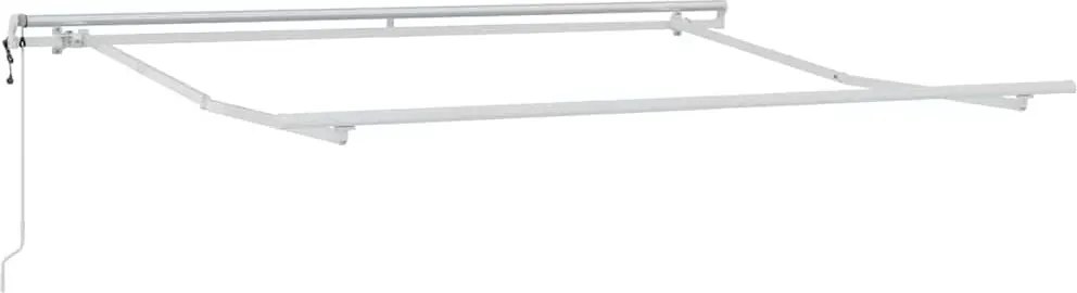 vidaXL Stahovací markýza Žlutá a oranžová 350 x 250 cm Látka a hliník [3330251]