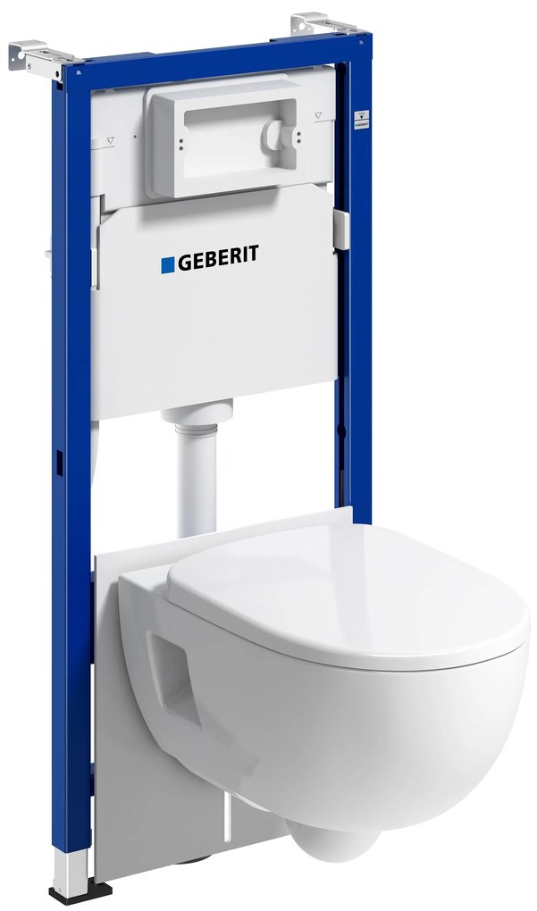 Geberit Duofix sada podomítkový wc modul + mísa + prkénko 118.343.00.2