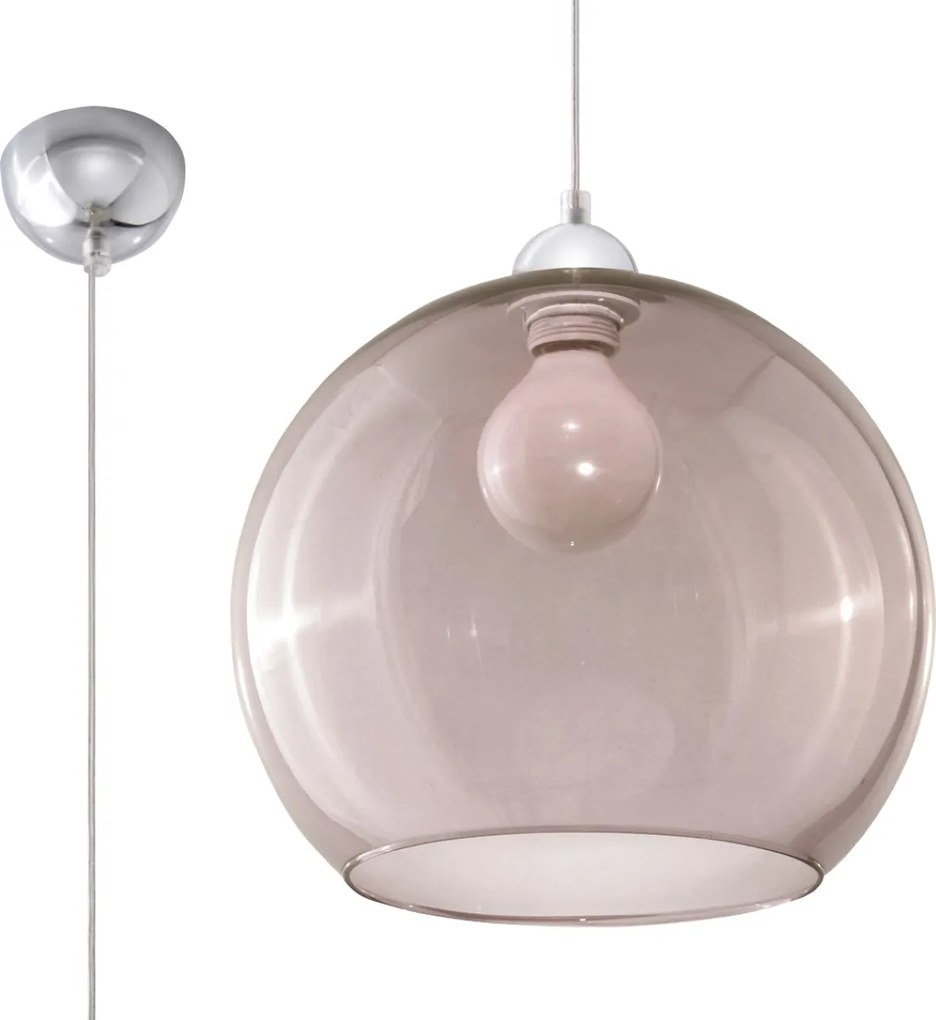 Sollux Lighting Závěsné svítidlo BALL grafit