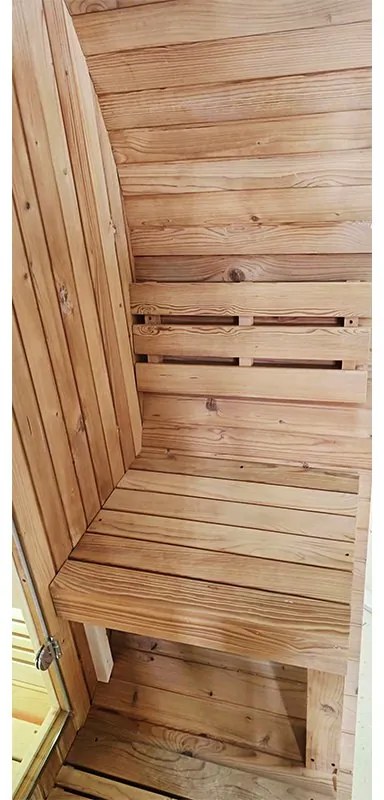 BPS-koupelny Finská zahradní sudová sauna  210x210, 4-6 osob