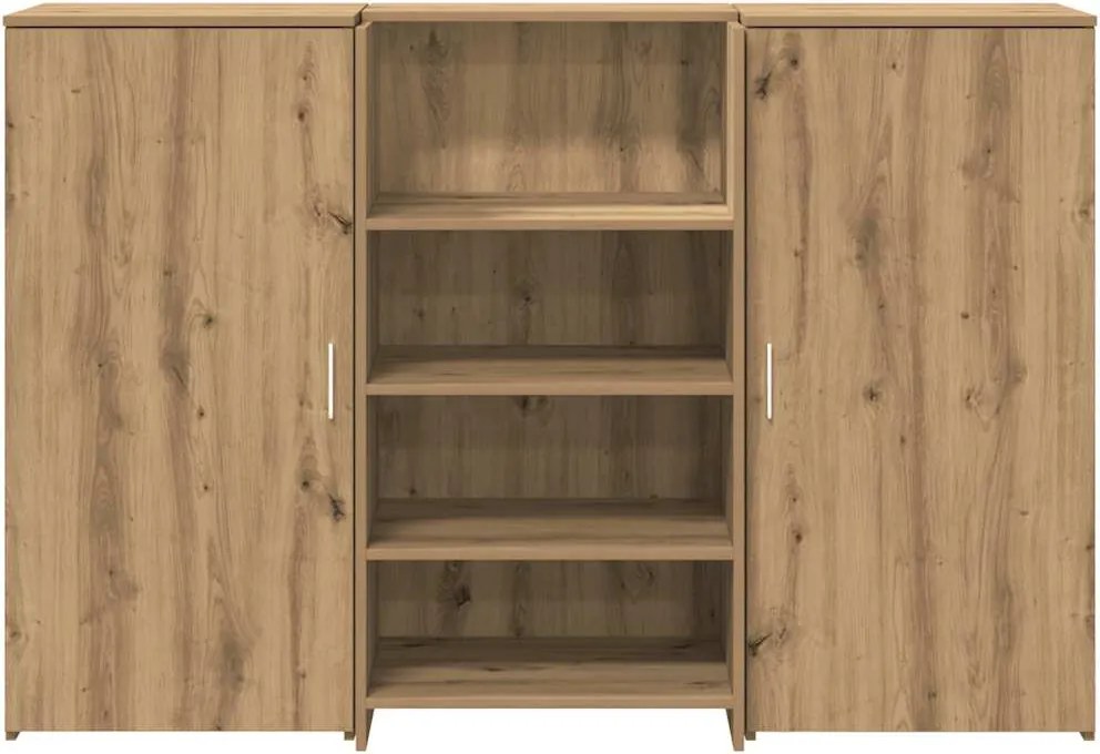 Recepční stůl dub artisan 155x50x103,5 cm kompozitní dřevo 3324204