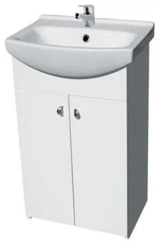 Koupelnová skříňka s umyvadlem Cersanit CERSANIA NEW 60 cm bílá