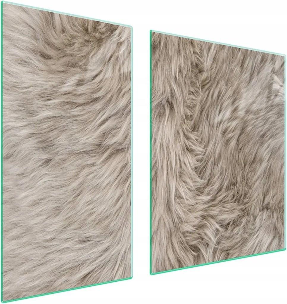 Skleněná ochranná deska na sporák 90x52 Pes Tvrzená Indukce 7v1