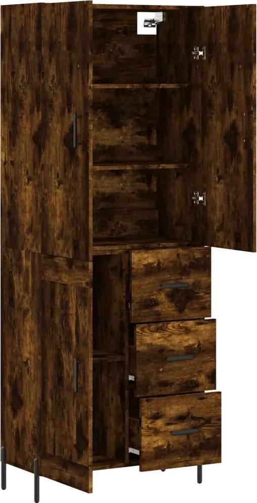 vidaXL Skříň highboard 69,5 x 34 x 180 cm kompozitní dřevo [3196024] Barva: Betonová šedá