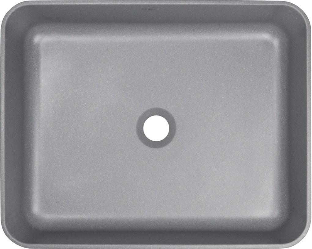 Deante Temisto, granitové umývadlo na dosku 500x400x120mm, šedá metalíza, DEA-CQT_SU5S