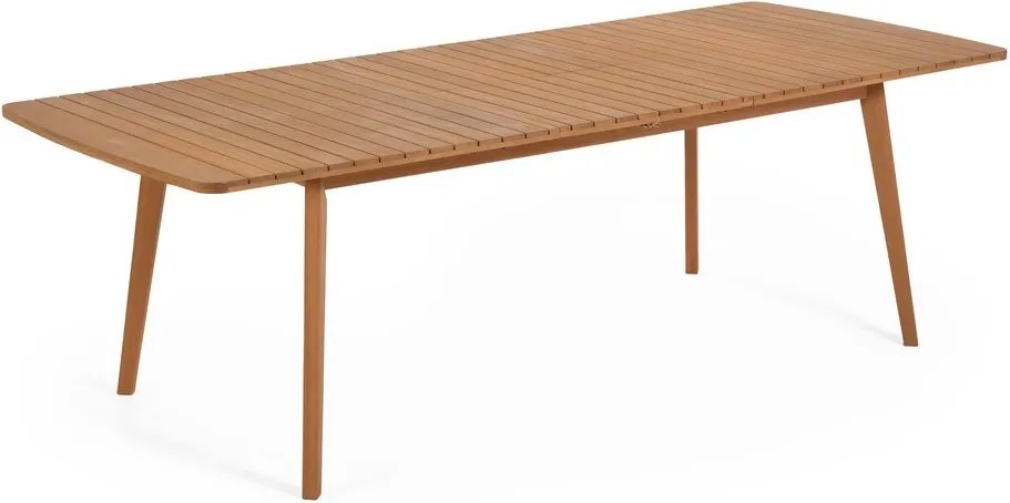 Zahradní jídelní stůl z masivního dřeva 100x240 cm Hanzel – Kave Home