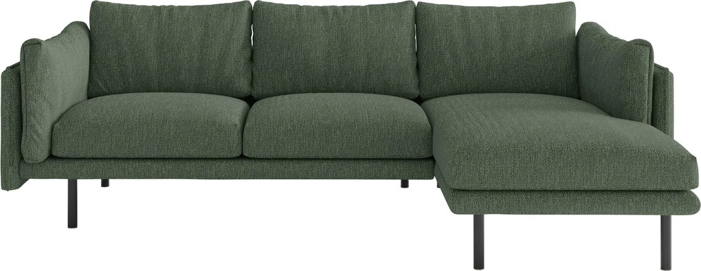 XXXLutz ROHOVÁ SEDAČKA, textil, zelená Livetastic - Sedací soupravy - 001968003109