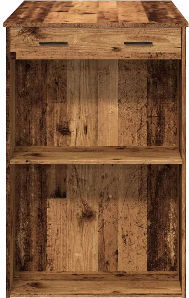 Barový stůl old wood 102 x 70 x 103,5 cm kompozitní dřevo 3309328