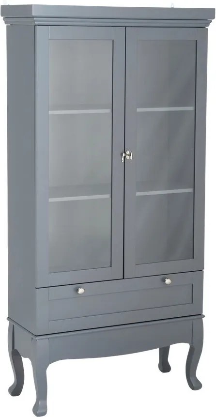 Šedá závěsná vitrína z MDF 85x170,5x35 cm Prato – Ellos Home