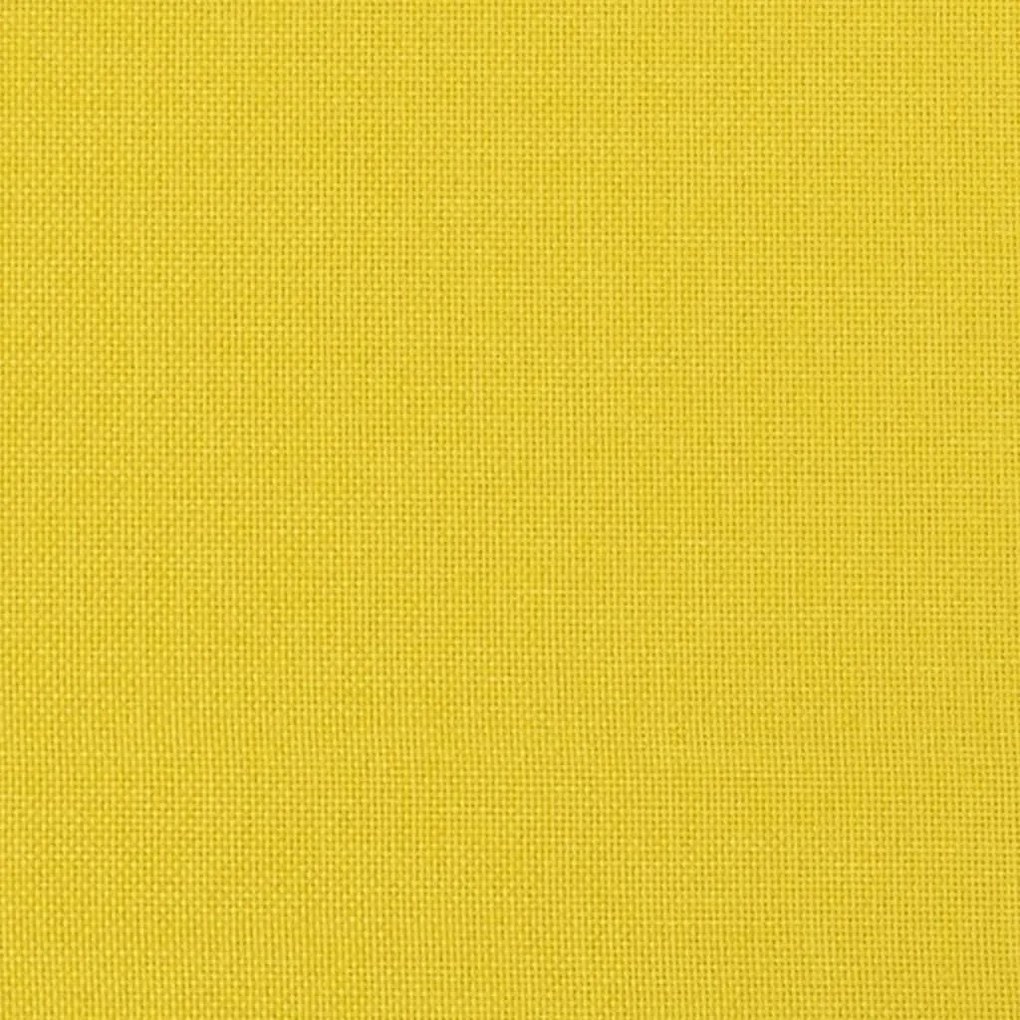 2dílná sedací souprava s poduškami světle žlutá textil 3201279