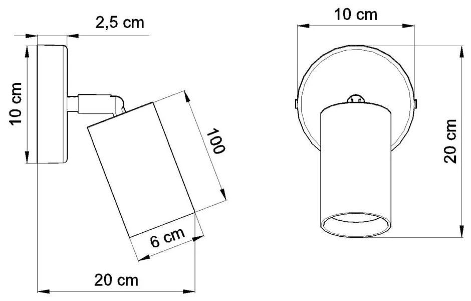 Dřevěné nástěnné svítidlo Sollux Ludwik