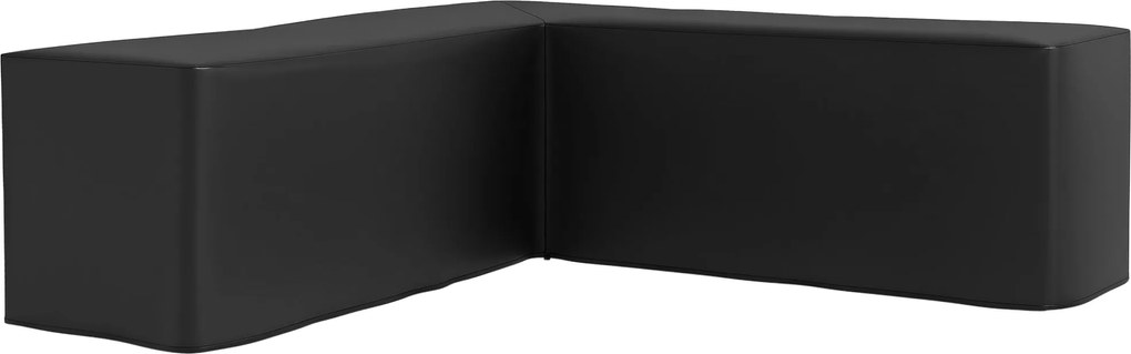 Outsunny Voděodolný Ochranný Potah pro Rohovou Zahradní Pohovku 420D Oxford Látka, Voděodolný UV-odolný Potah 250Š x 250H x 79V cm, Černá | Aosom