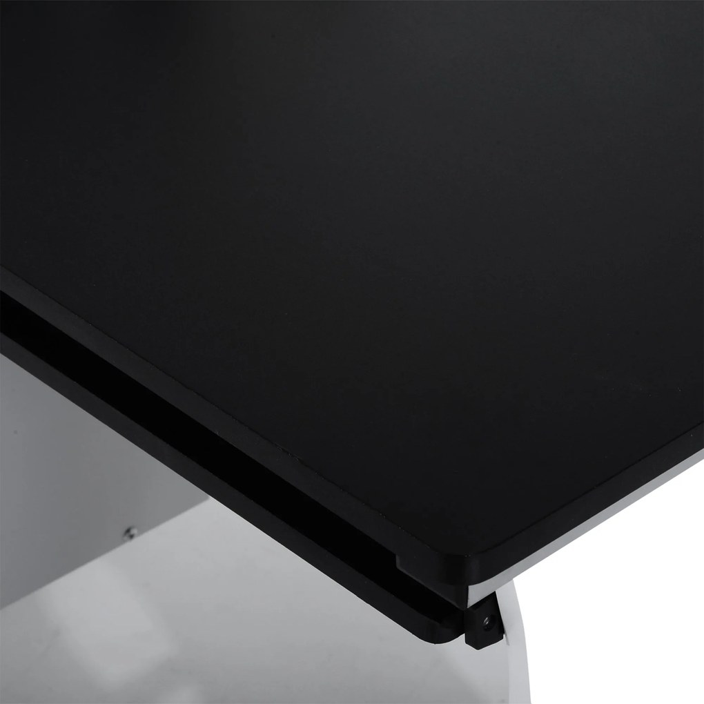 HOMCOM PC Počítačový stůl Kancelářský stůl 100x52x75cm Dřevěný nábytek