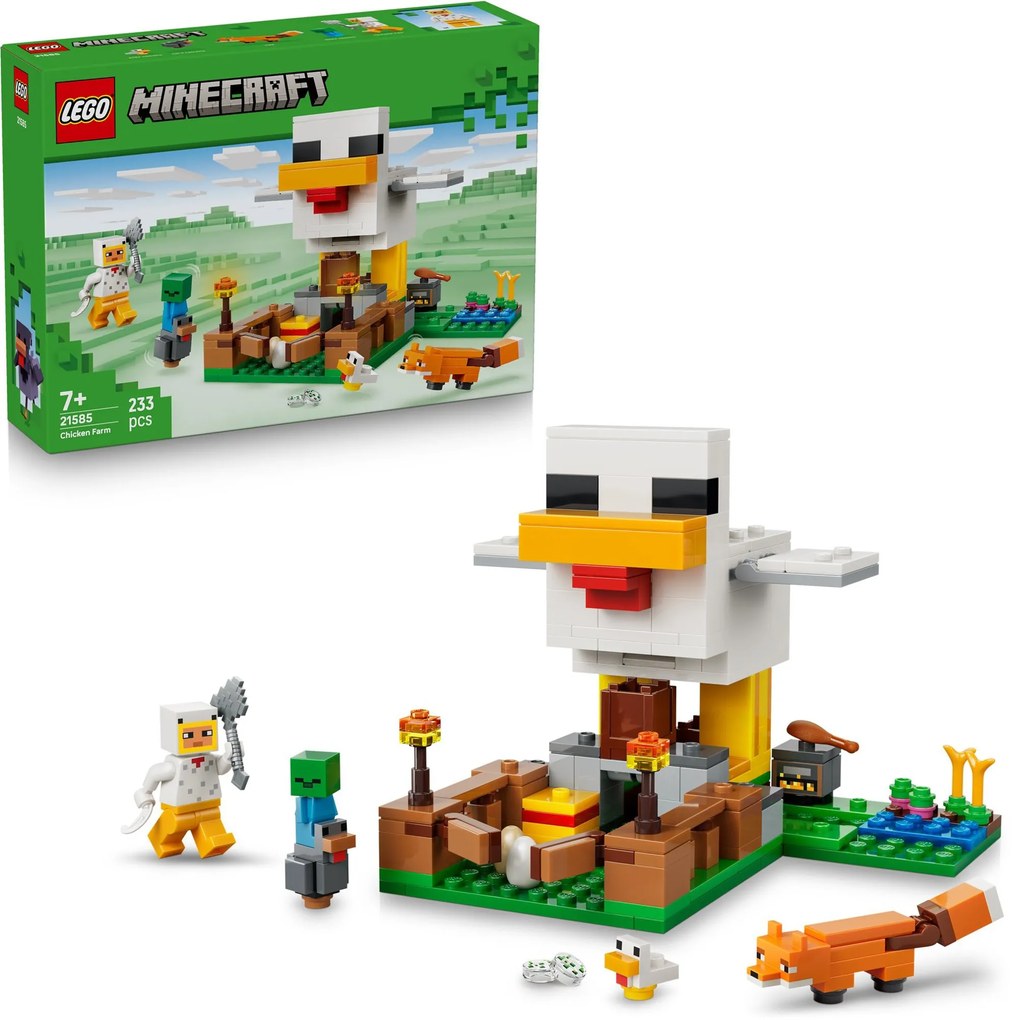 Lego® minecraft 21585 slepičí farma 5702018055847