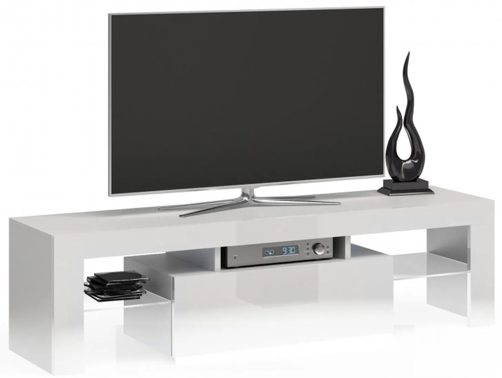 Stolek pod televizi DEKO 140 cm bílý