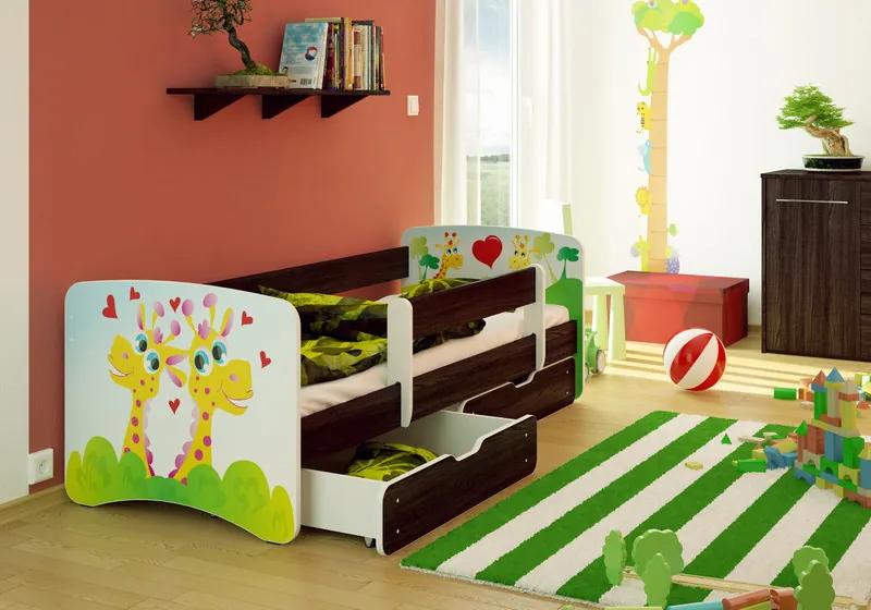 Dětská postel Nico vzor 46 160x70 cm - bílá barva zábrany