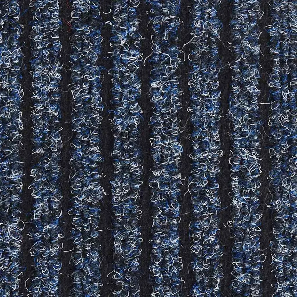 Rohožka pruhovaná modrá 40 x 60 cm 331610