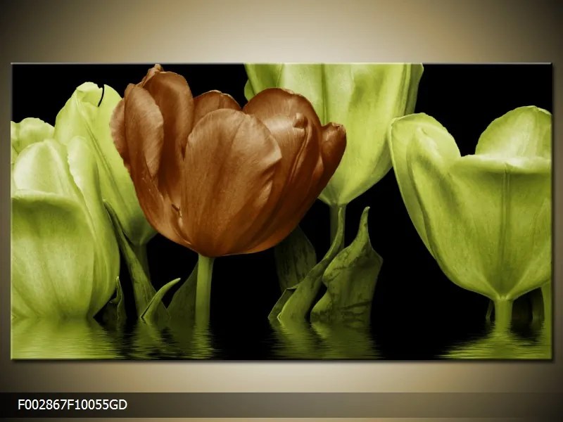 Obraz hnědé květiny na hladině  (), 40 dalších rozměrů