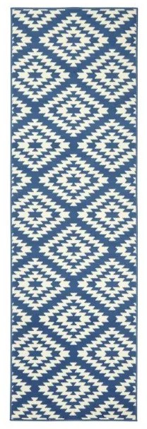 Moderní kusový koberec Basic 102821 | modrý Typ: 80x500 cm