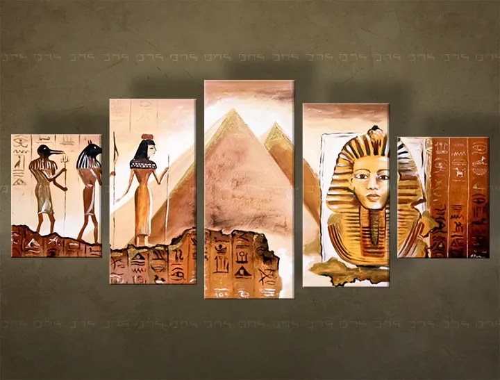 Ručně malovaný obraz na zeď EGYPT FB404E5